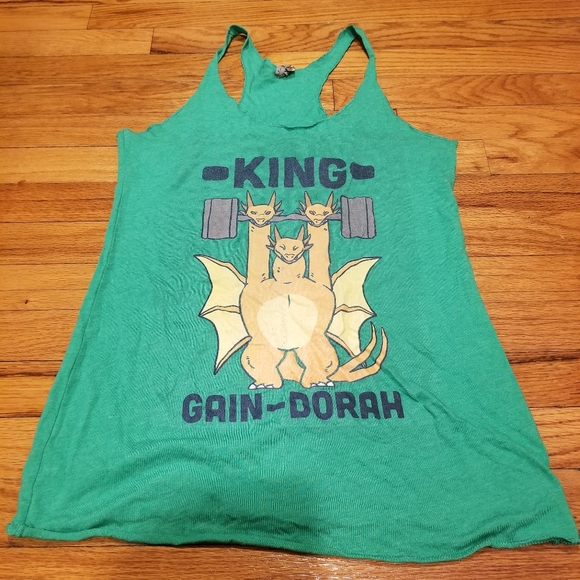 Next Level Apparel | Tops | King Gaindorah King Ghidorah Look Human ...